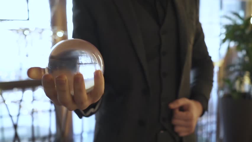 Magician Showing Trick with Glass Stock Footage Video (100% Royalty ...