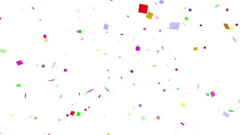 animated 3d white confetti falling Stock Footage Video (100% Royalty-free) 262432 | Shutterstock
