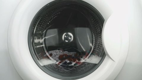 Home Electronics Internal View Washing Machine 库存影片视频（100% 免版税）23948743 ...