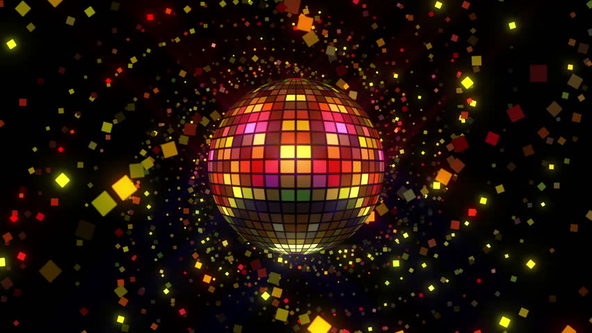 Neon Disco Ball Seamless Vj Loop Stock Footage Video (100% Royalty-free ...