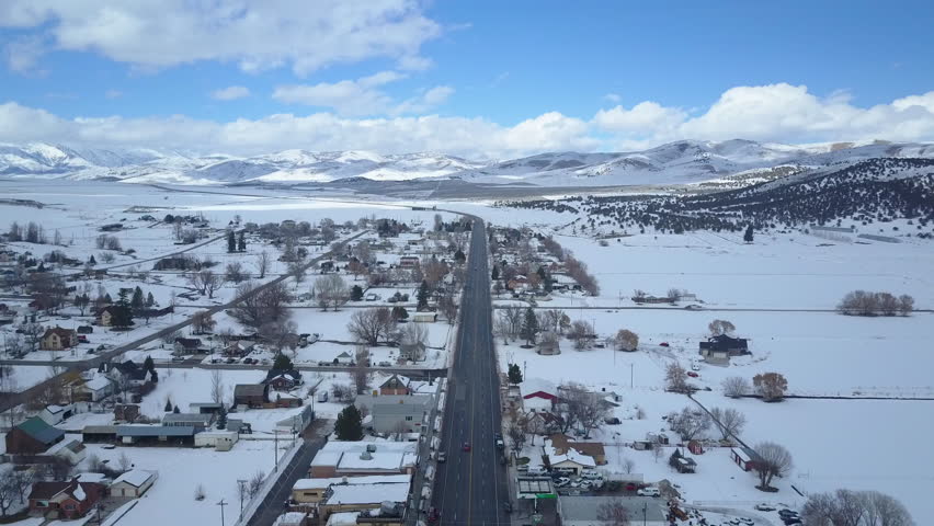 Fountain Green, Utah - Feb Stock Footage Video (100% Royalty-free ...