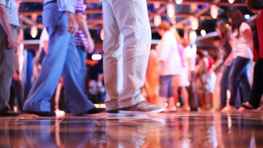 People Hall Takes Step Back Side Stock Footage Video (100% Royalty-free ...