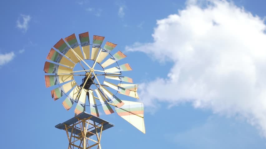 Beautiful Rural Farm Wind Vane Stock Footage Video (100% Royalty-free ...