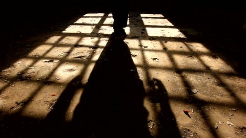 Footsteps Man Walking Away Scary Dark Stock Footage Video (100% Royalty ...