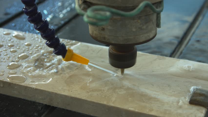 Marble Professional Cutting with Model Stock Footage Video (100% ...