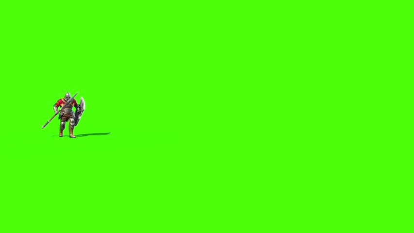 roman soldier march 3d rendering green Stock Footage Video (100% ...