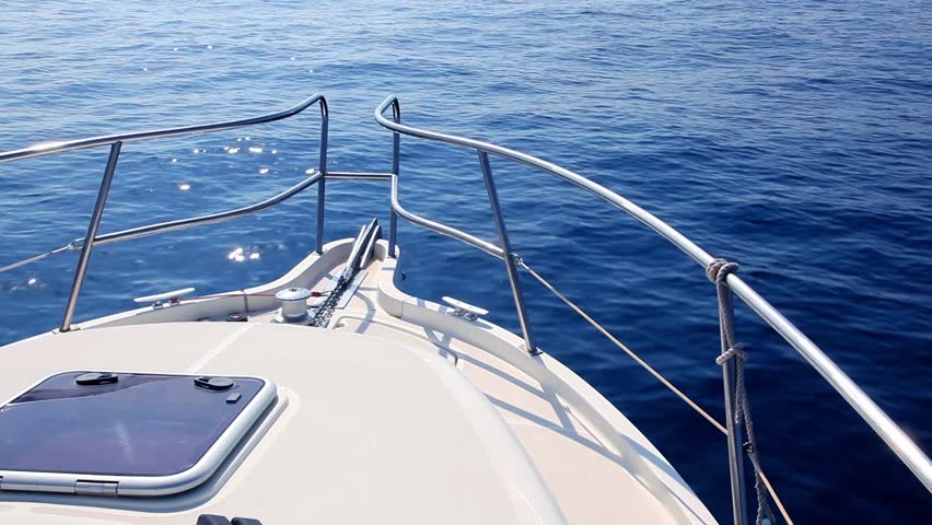 boating blue ocean sea view boat Stock Footage Video (100% Royalty-free ...