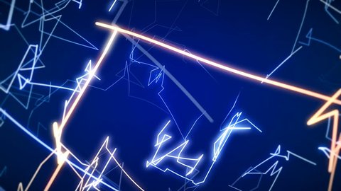 Abstract Loopable Cgi Motion Graphics Scifi Stock Footage Video (100% ...