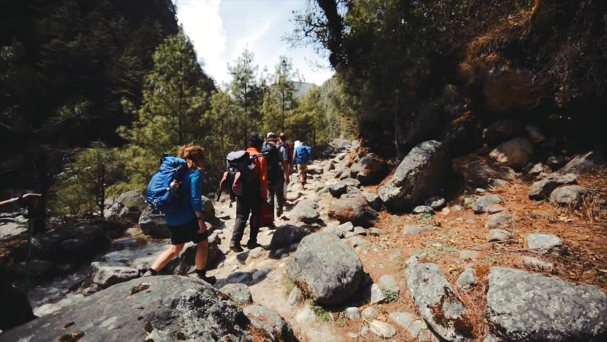 Monjo, Nepal - April 19, Stock Footage Video (100% Royalty-free ...