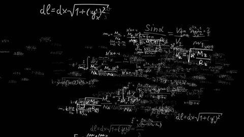 Mathematic Animation Code Numbers Rendering Overlay Stock Footage Video ...