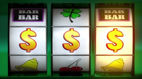 Slot Machine Animation Showing Winning Stock Footage Video (100% ...