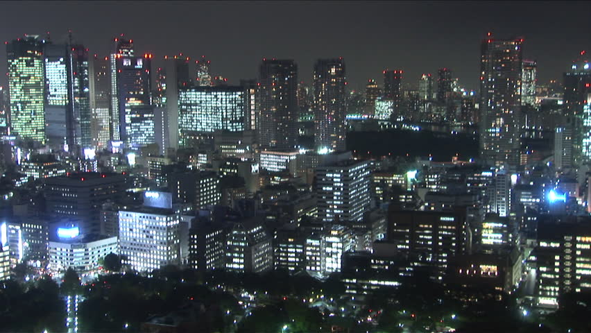 Wide Shot of City at Stock Footage Video (100% Royalty-free) 2428334 ...