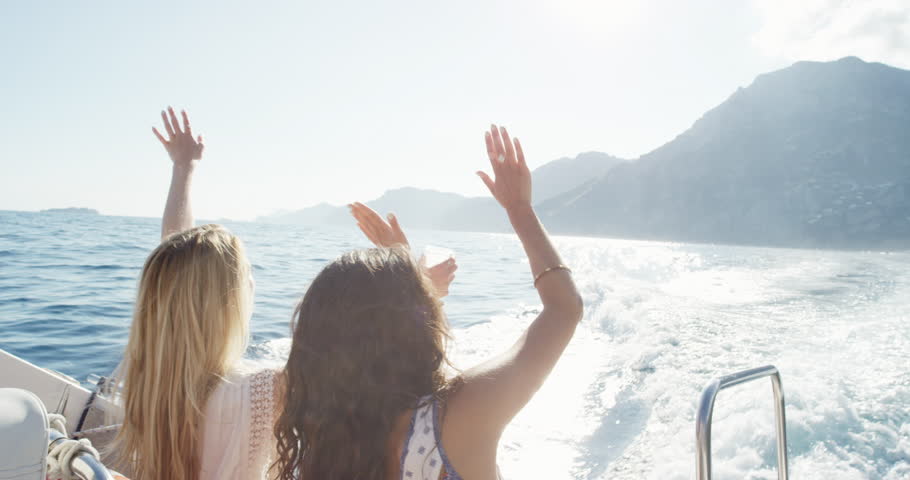 Woman Dancing On Boat at Stock Footage Video (100% Royalty-free ...