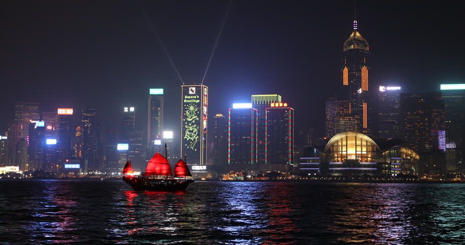 Hong Kong, China - December Stock Footage Video (100% Royalty-free ...