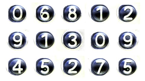 Numbers Signs Digit Symbols Logo Company Stock Vector (Royalty Free ...