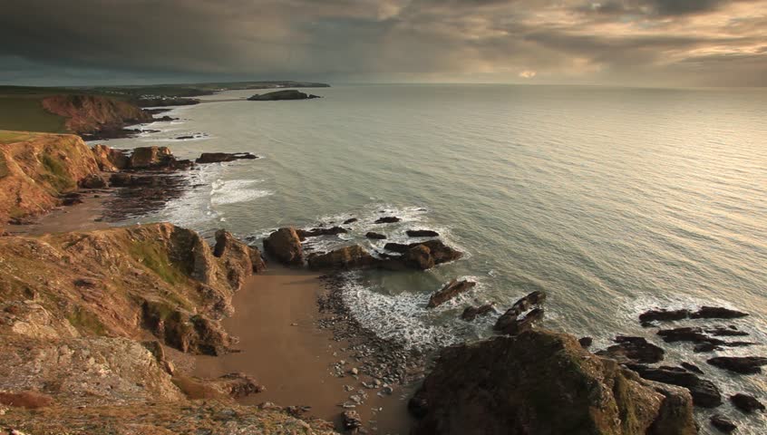 cornish seascape Stock Footage Video (100% Royalty-free) 2439185 ...