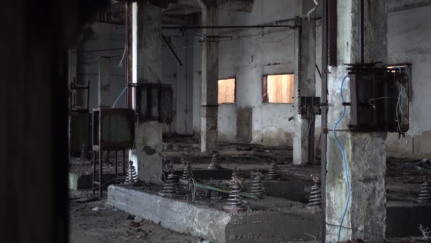 soviet ussr old abandoned factory floor Stock Footage Video (100% ...