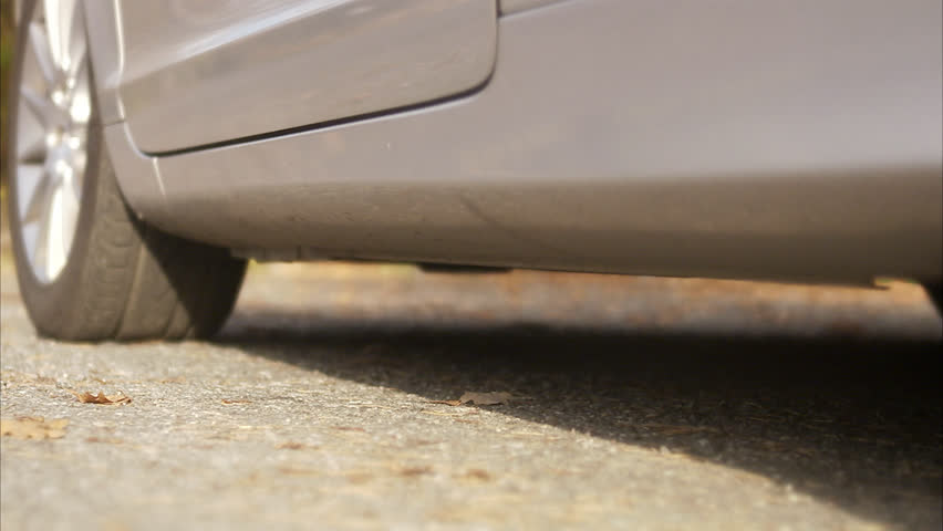 A Car Driving Away Stock Footage Video (100% Royalty-free) 2441309 ...