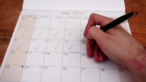 Mockup calendar table Stock Video Footage - 4K and HD Video Clips ...