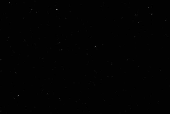 simulated slow fly-thru sparse stars black Stock Footage Video (100% ...
