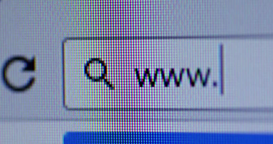 Close Search Bar Www Text Cursor Stock Footage Video (100% Royalty-free ...
