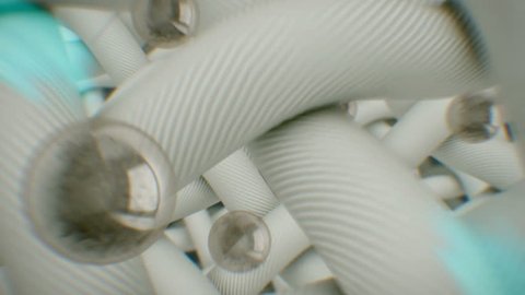 3d Animation Showing Effect Liquid Detergent Stock Footage Video (100% ...