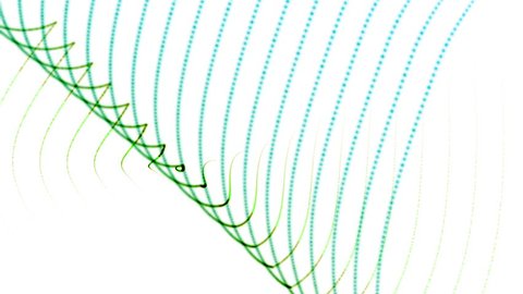 4k Abstract Surging Waving Curve Line Stock Footage Video (100% Royalty ...