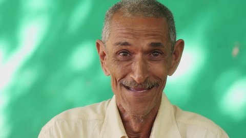 Real Senior Cuban People Emotions Portrait ภาพสต็อก 601948643 ...