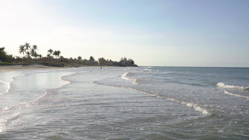 evening beach side view Stock Footage Video (100% Royalty-free ...