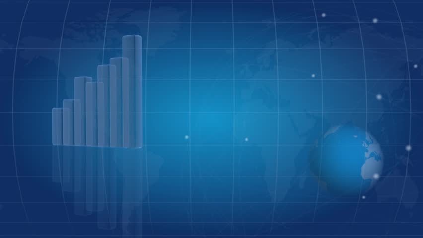 animated blue business background diagrams graphs Stock Footage Video ...