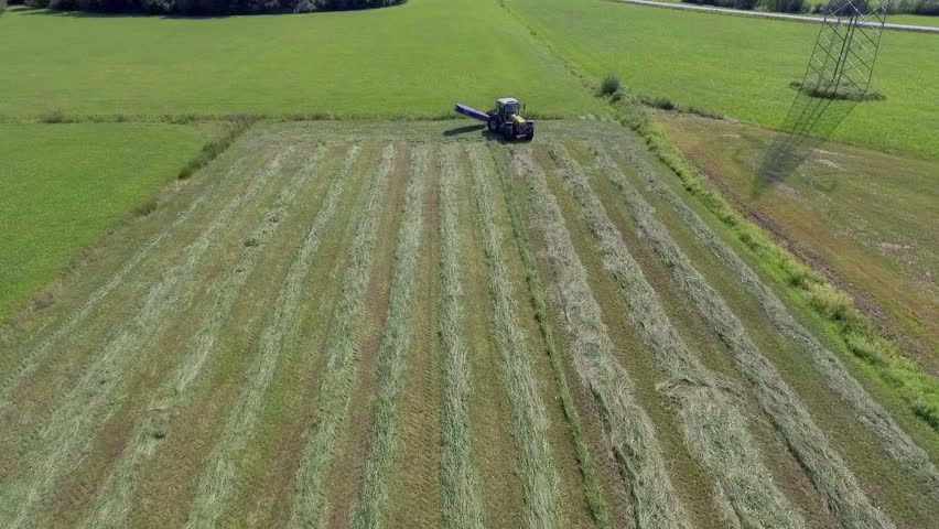 we can see tractor making turn Stock Footage Video (100% Royalty-free ...