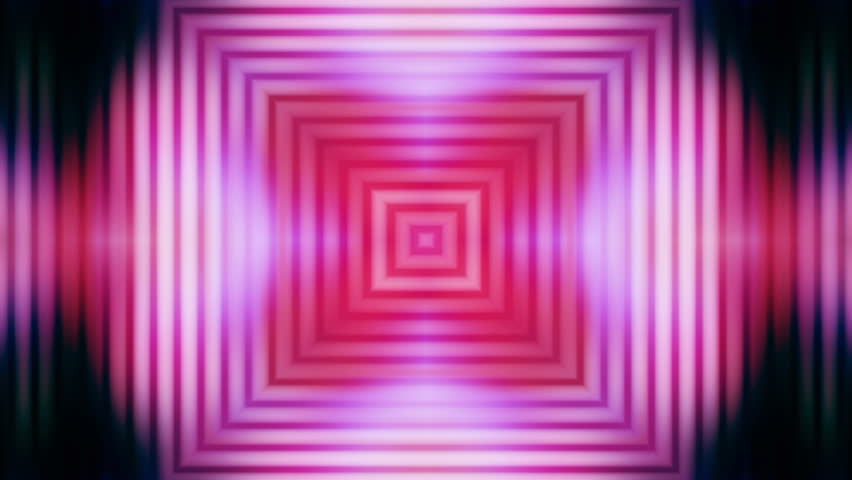 Square Multi Colored Hypnotic Abstract Stock Footage Video (100% ...