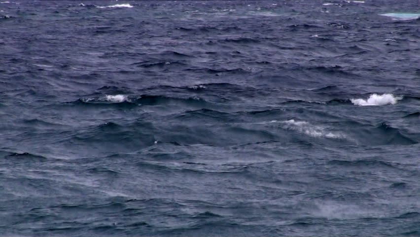 Ocean Surface Waves Filling Entire Stock Footage Video (100% Royalty ...