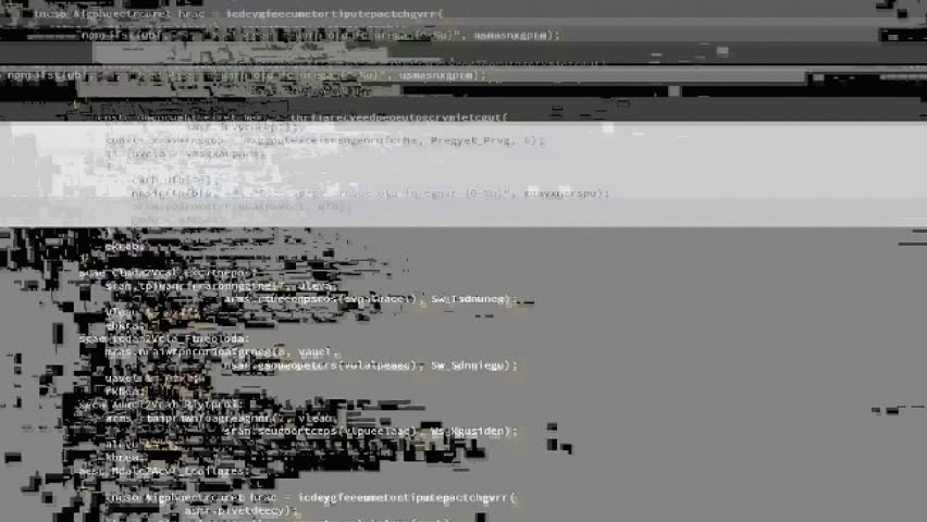 A Messy Source Code Scrolling Stock Footage Video (100% Royalty-free ...
