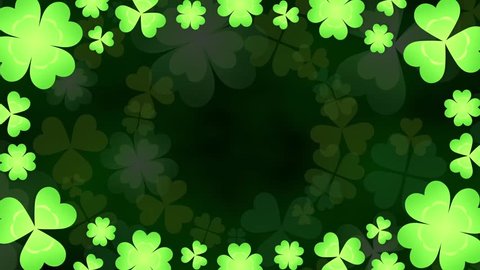 4k shamrock falling on ground green Stock Footage Video (100% Royalty ...