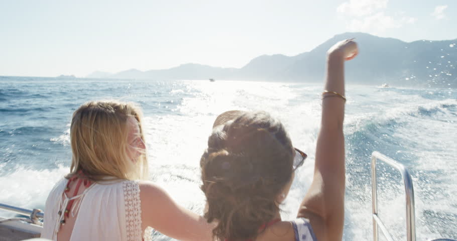 Woman Dancing On Boat at Stock Footage Video (100% Royalty-free ...
