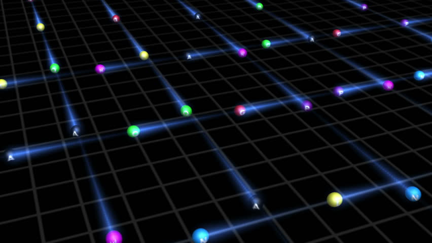 subatomic particles loop background hd repeats Stock Footage Video (100 ...