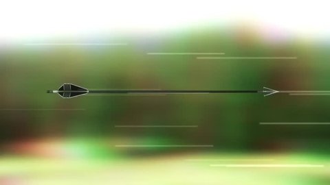 Flying Arrow Battle Animated Background 3d 库存影片视频（100% 免版税）25043639 ...