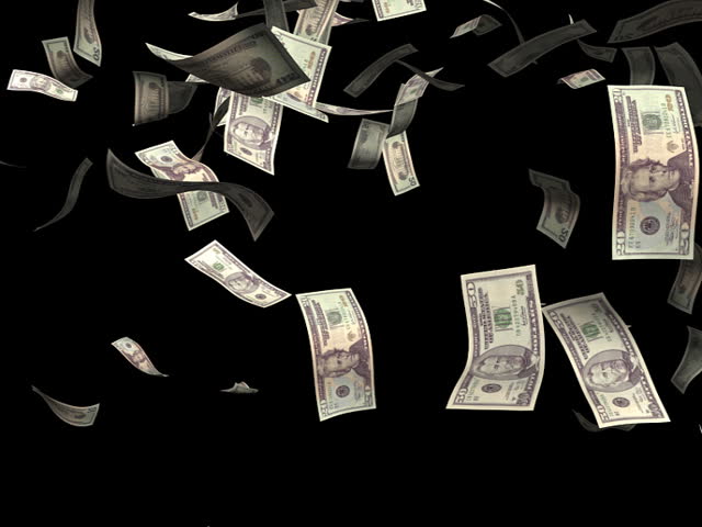 money fall business 3d animation Stock Footage Video (100% Royalty-free ...