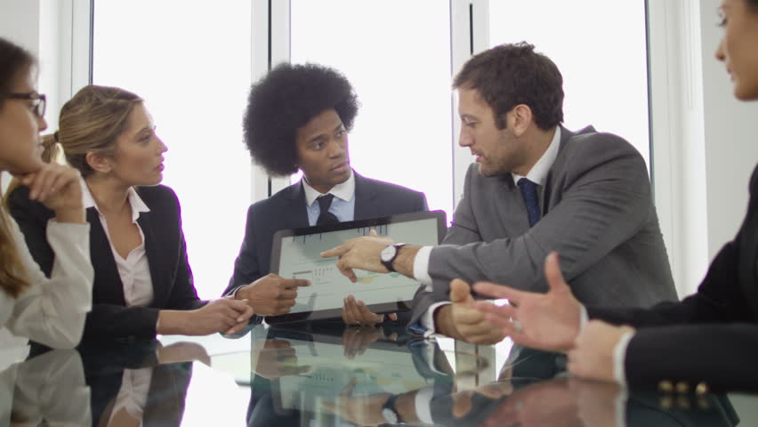 4k Workers at Technology Design Stock Footage Video (100% Royalty-free ...