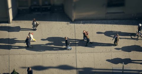 Overhead people walking Stock Video Footage - 4K and HD Video Clips ...