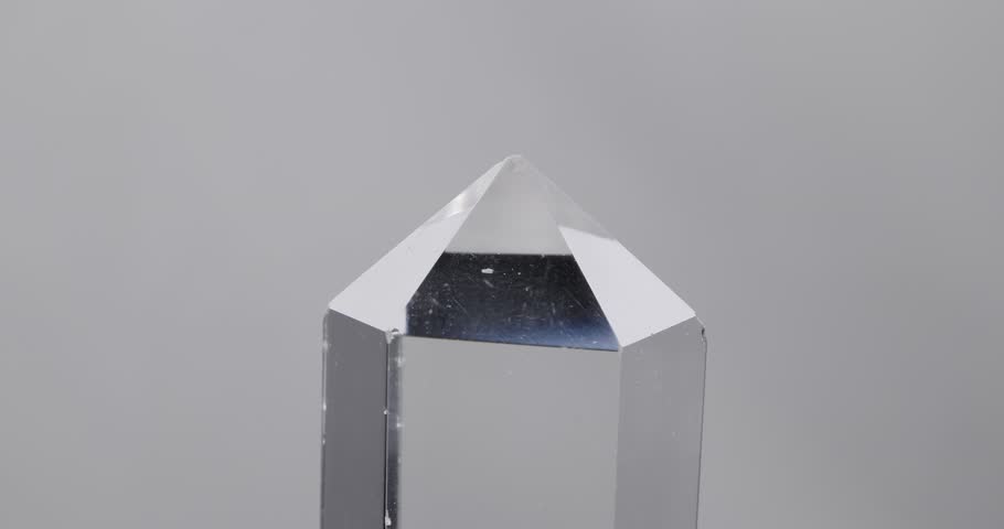 Single Crystal Quartz On a Stock Footage Video (100% Royalty-free ...