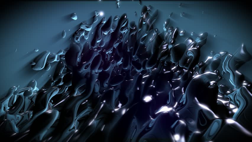 seamlessly looping background animation dark fluid Stock Footage Video ...