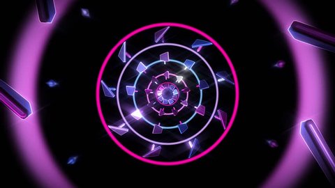 Seamlessly Looping Background Animation Particles Objects Stock Footage ...