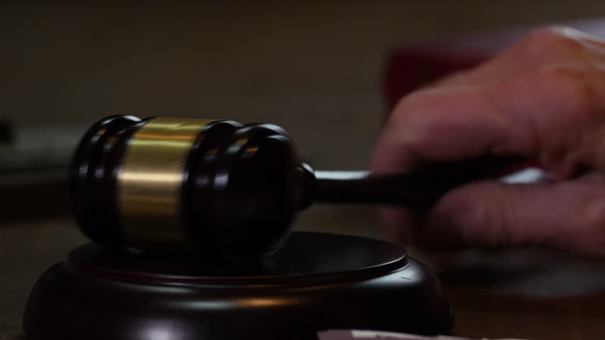 Judge Hand Close up and Stock Footage Video (100% Royalty-free ...
