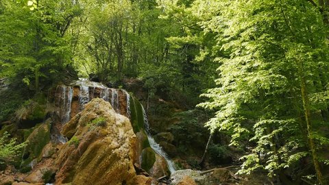 Toc Tien Waterfall Danang Vietnam Mountain Stock Footage Video (100% ...