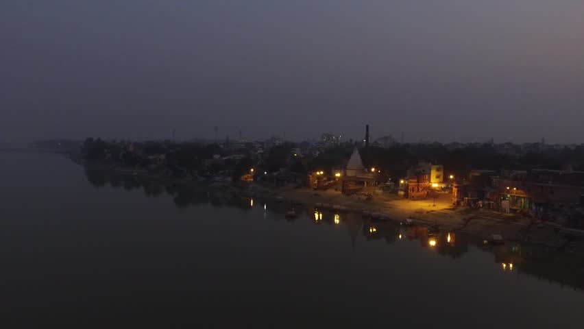 Ganges River at Kanpur Stock Footage Video (100% Royalty-free) 25186601 ...