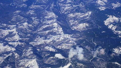 Mountain Ranges Aircraft Stock Footage Video (100% Royalty-free ...
