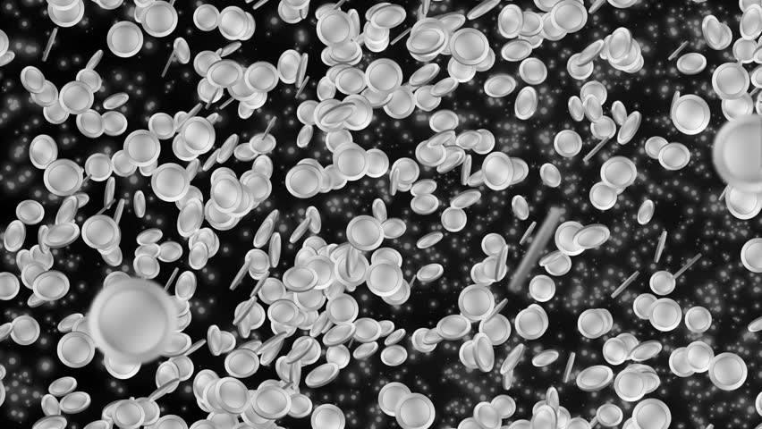 Many Silver Coin Particles Cg Animation Stock Footage Video 100 Royalty Free 25200872