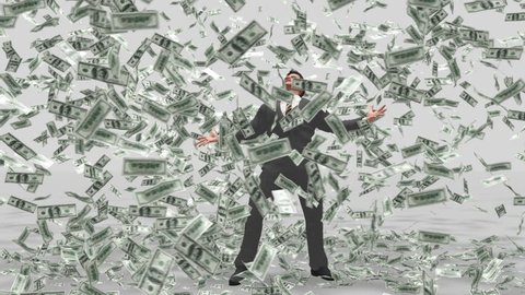 Young Businessman Very Rich Money Rain Stock Photo 585187159 | Shutterstock